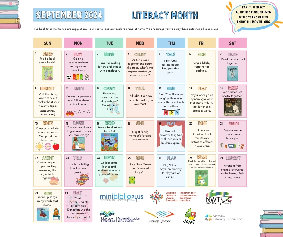 LITERACY MONTH- September 2024 - Minibiblioplus